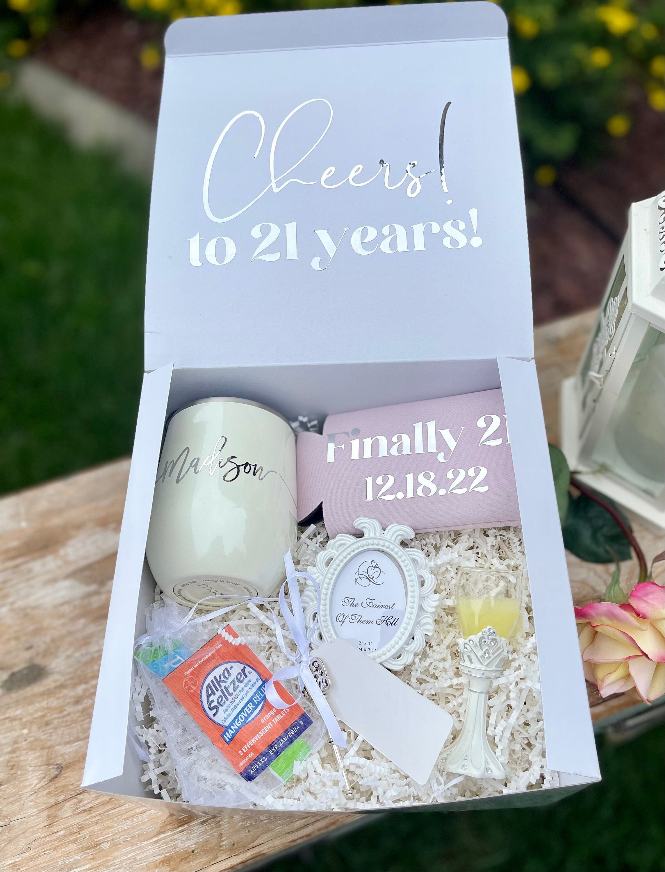 21st Birthday Gift Box Gift for 21 Year Old Birthday Gift - Etsy