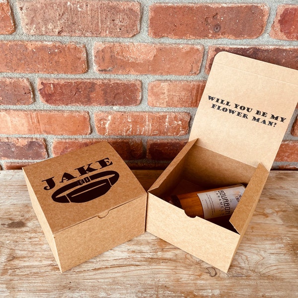 Flower Bro Proposal Box - Etsy