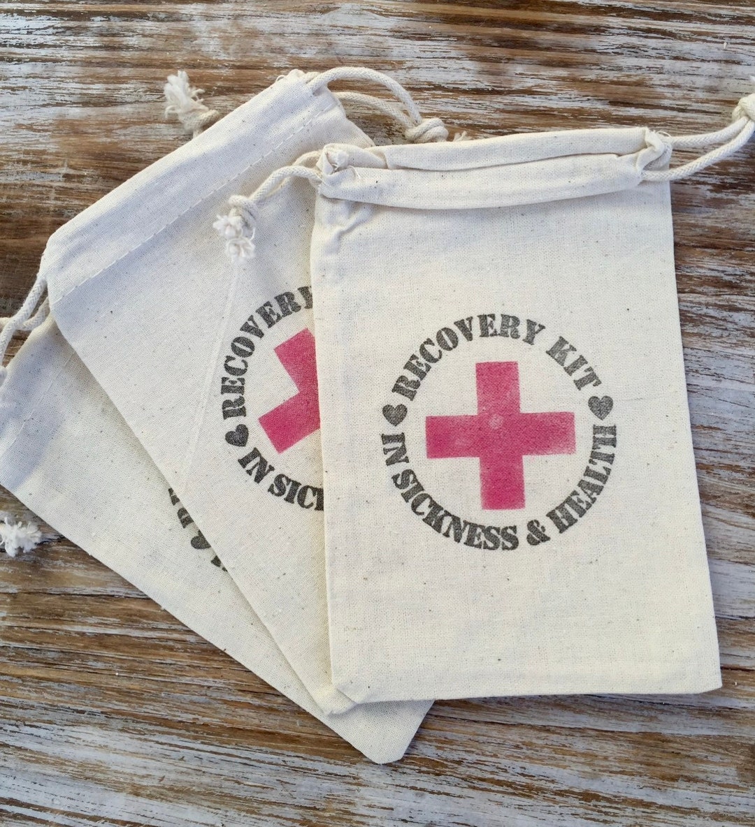 In Sickness and Health Recovery Kit Bags, Hangover Kit Bags, Survival ...