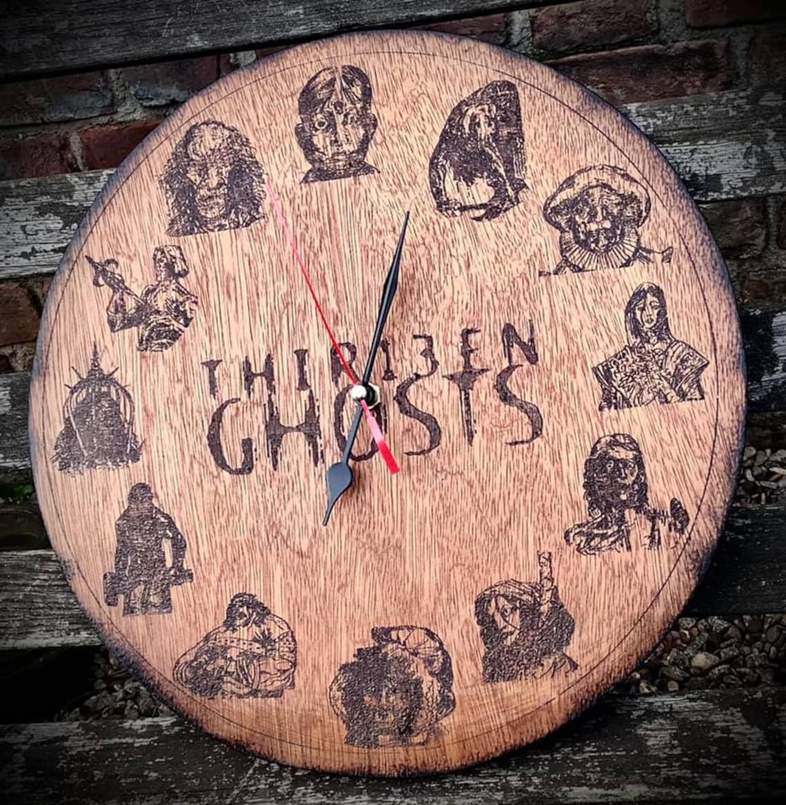 13 Ghost Clock - Etsy