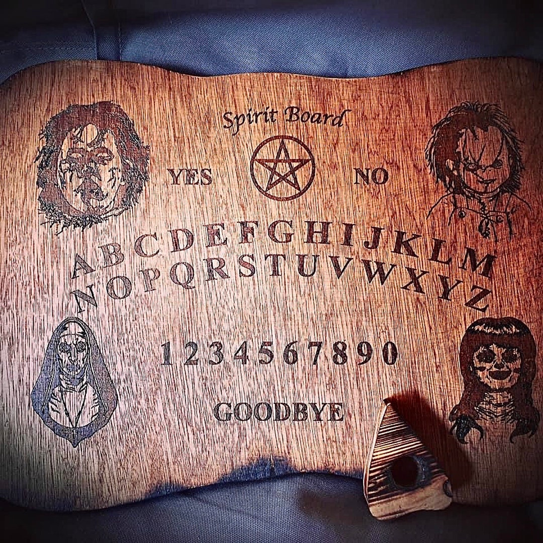 Mixed Horror Ouija Board Wall Art - Etsy