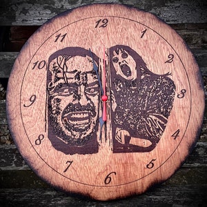 Horror Clocks Customised With up to 4 Characters of Your Choice - Etsy