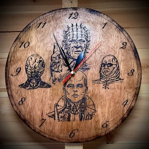 Horror Clocks Customised With up to 4 Characters of Your Choice - Etsy