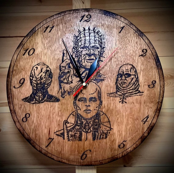 Horror Clocks Customised With up to 4 Characters of Your - Etsy