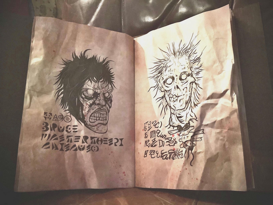 Evil Dead Necronomicon Replica Book 1981 - Etsy