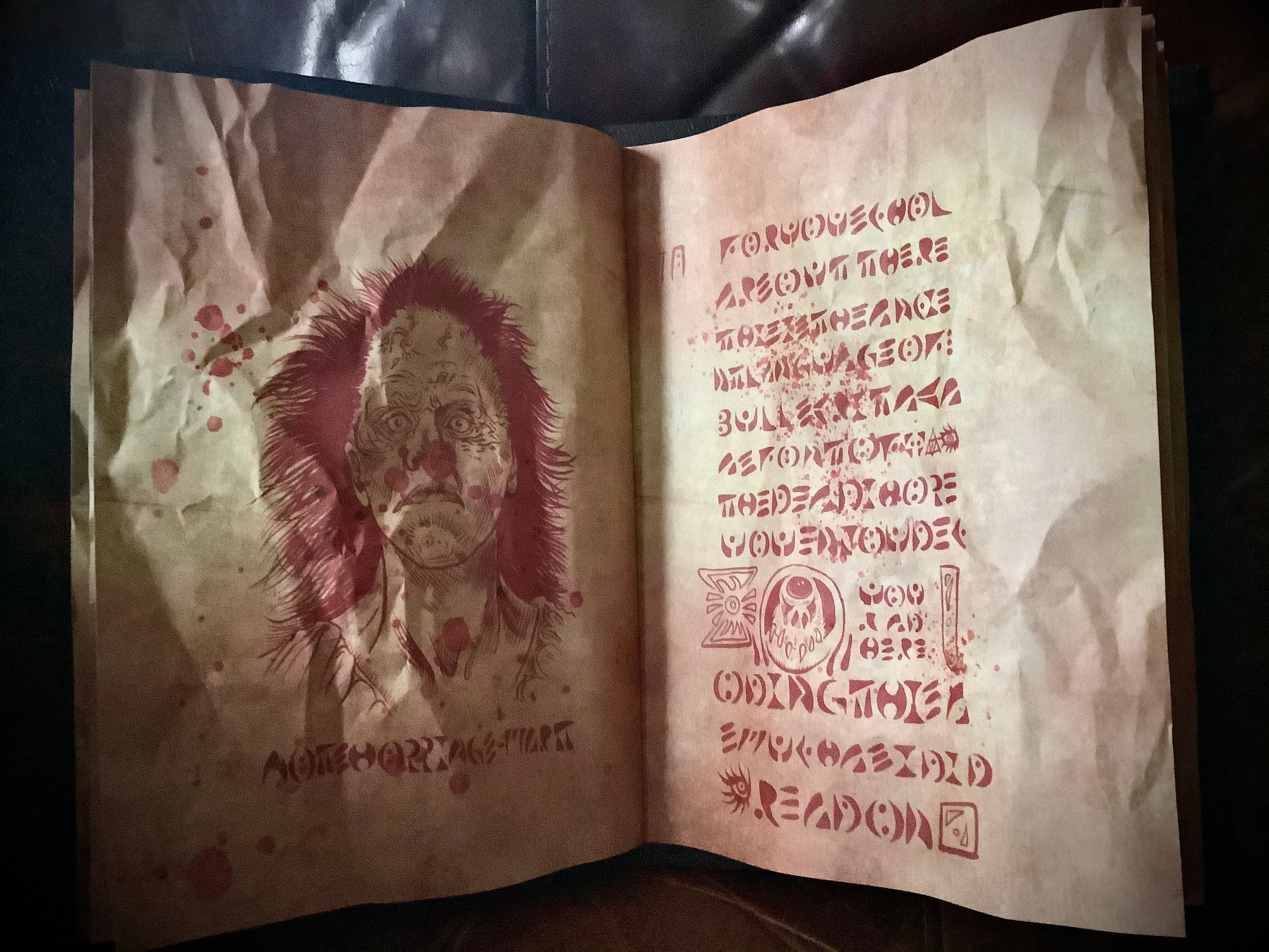Blood Red Evil Dead Necronomicon Replica Book 1981 - Etsy
