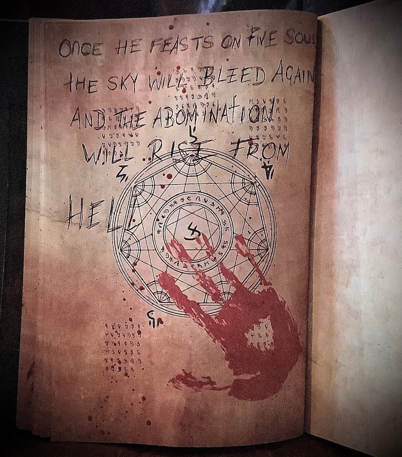Evil Dead Necronomicon Replica Book 2013 - Etsy