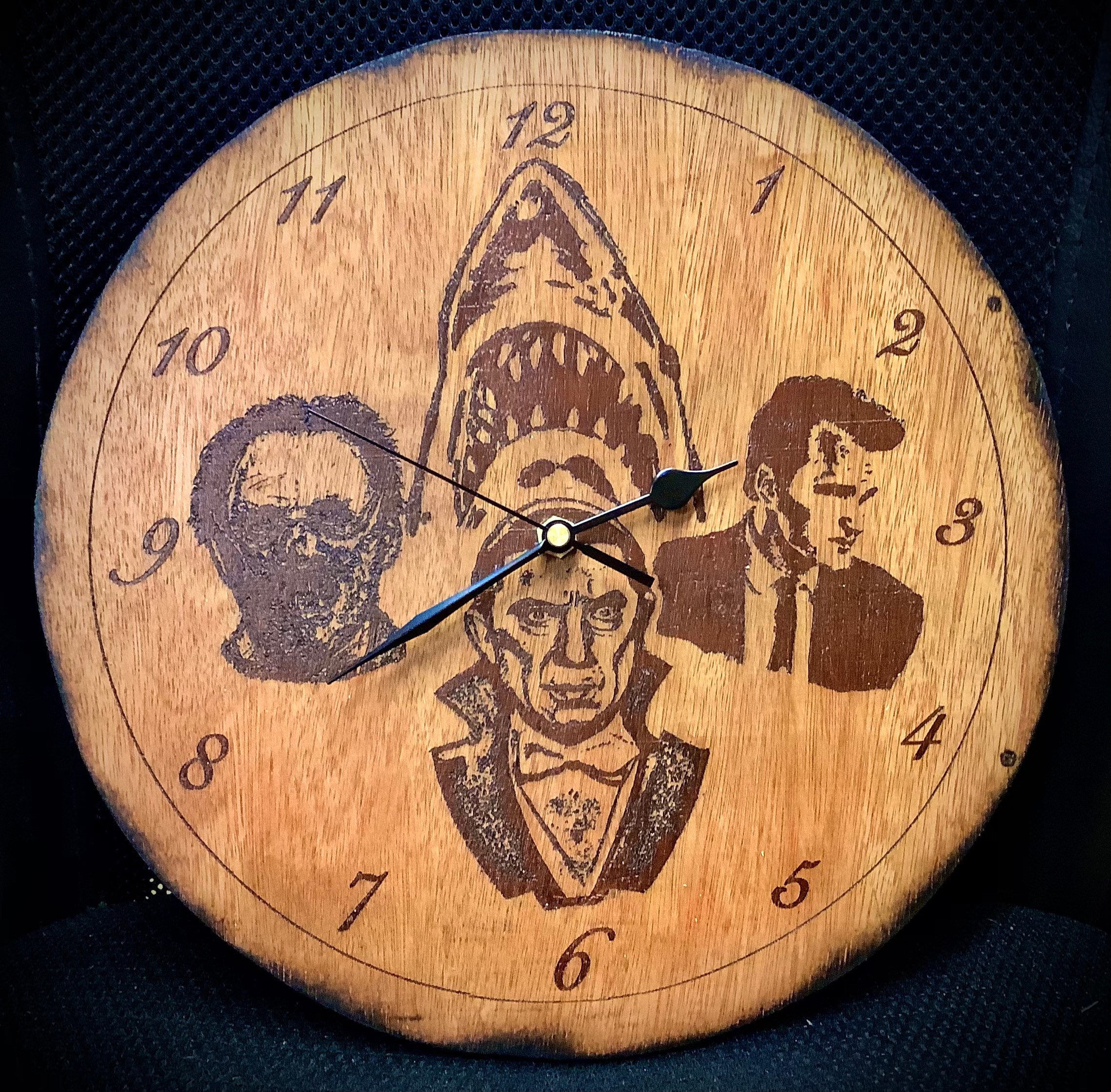 Horror Clocks Customised With up to 4 Characters of Your - Etsy