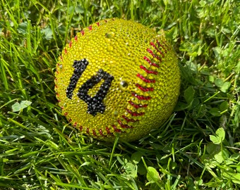 Blinged Softball - Etsy