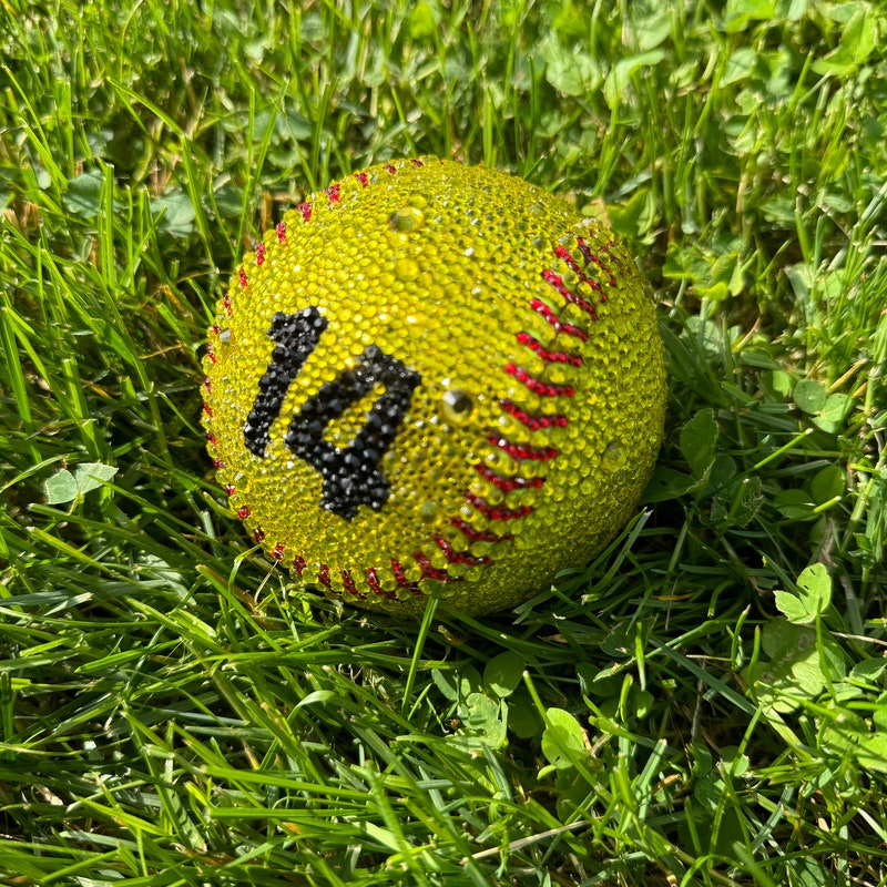 Softball Rhinestone - Etsy