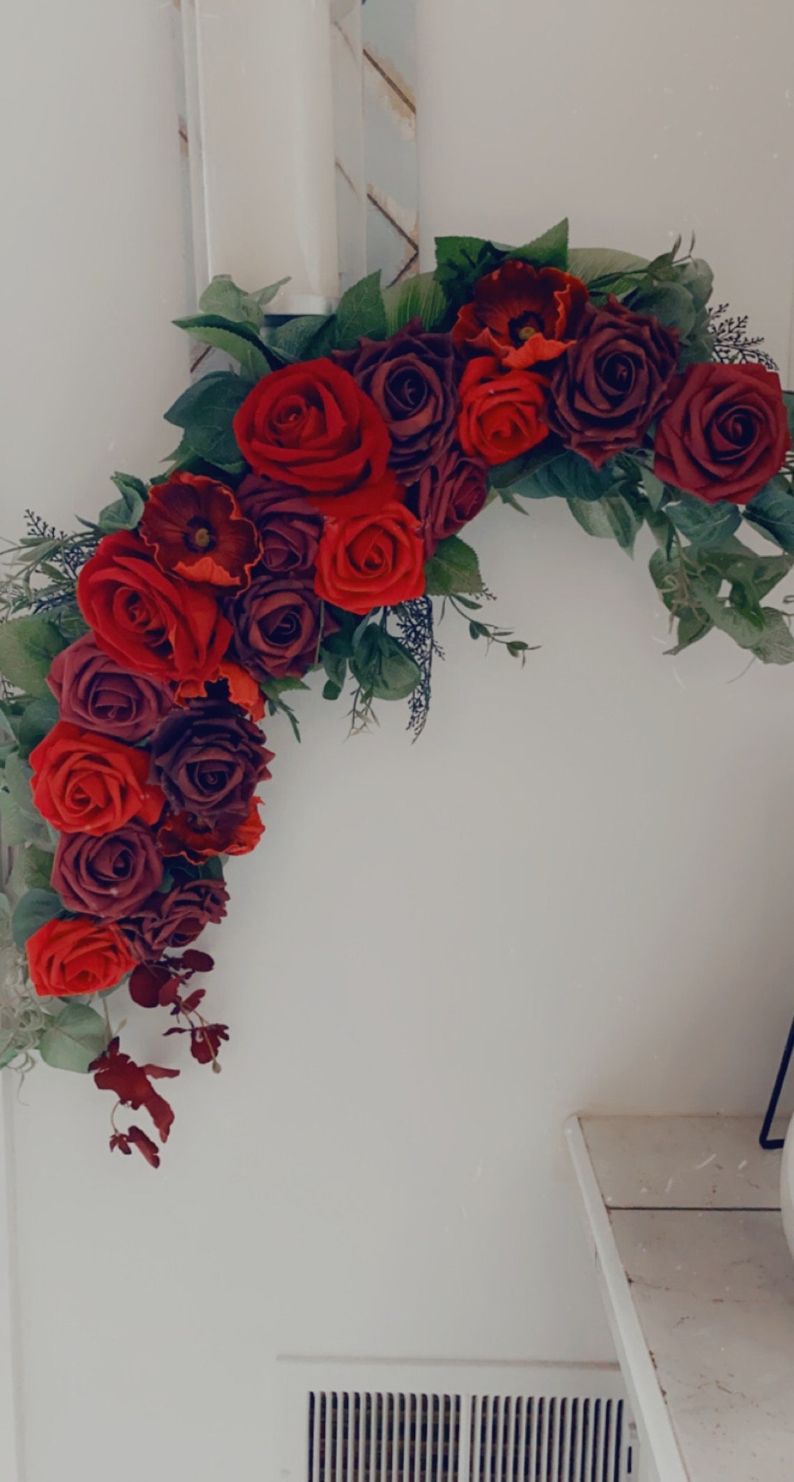 Flower swag / Nursery floral/ FLOWERPOWER Garlands/Custom/use | Etsy