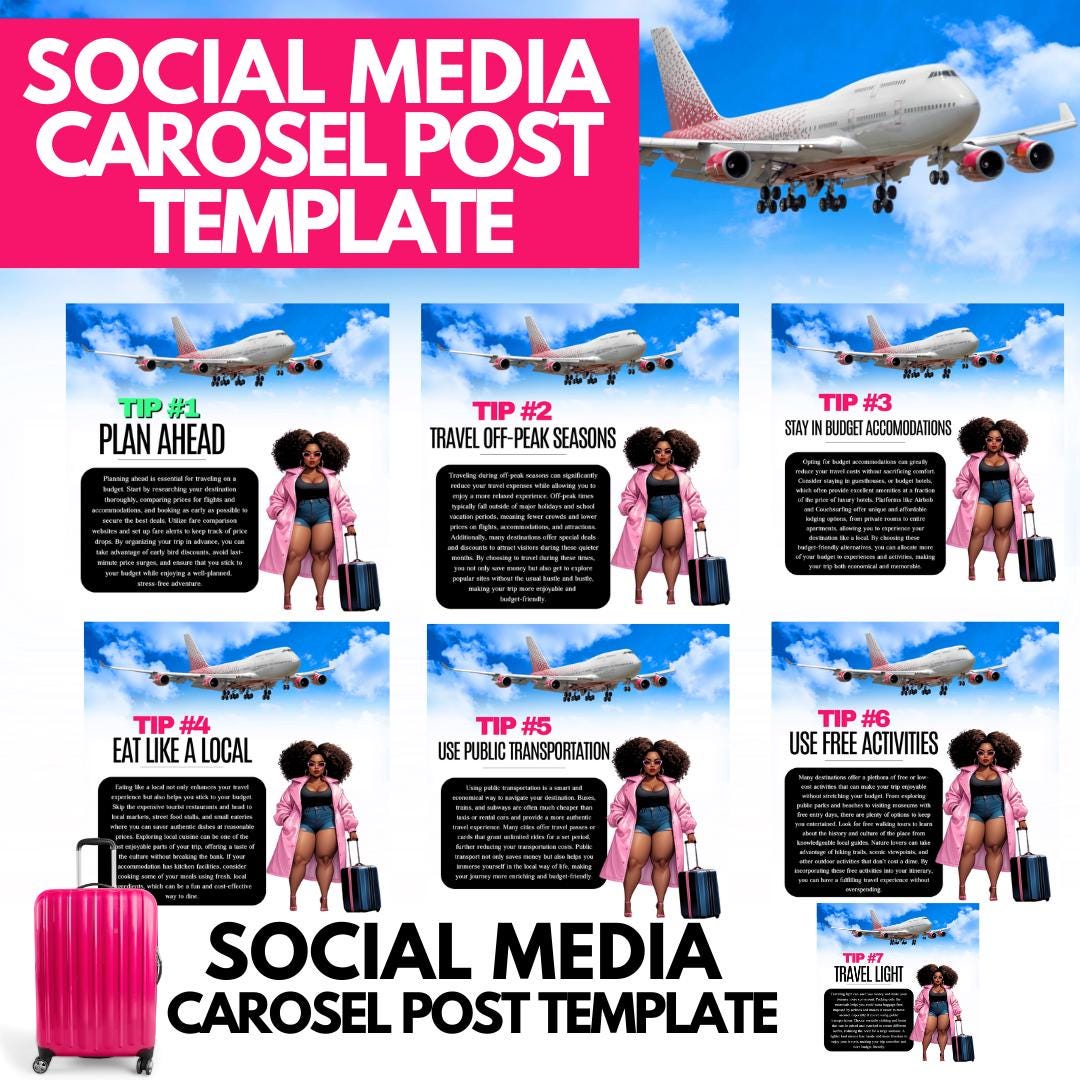 Travel Event Flyer Template - Etsy