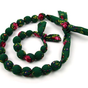 Polish Folk Beads, a Set of a Necklace and Bracelet, Handmade ...