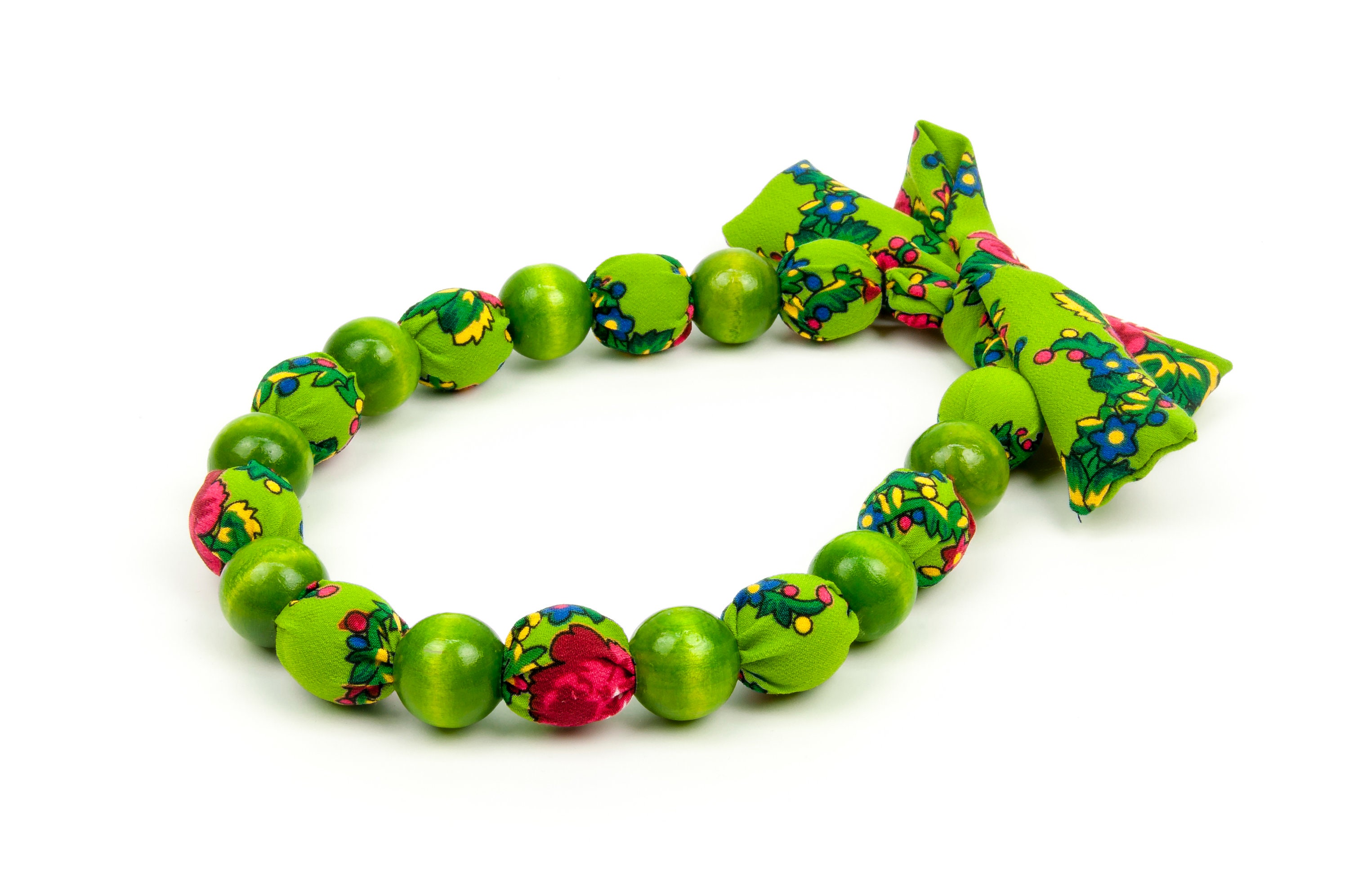 Polish Folk Beads, Necklace, Wood Necklace, Handmade Highlander Beads ...