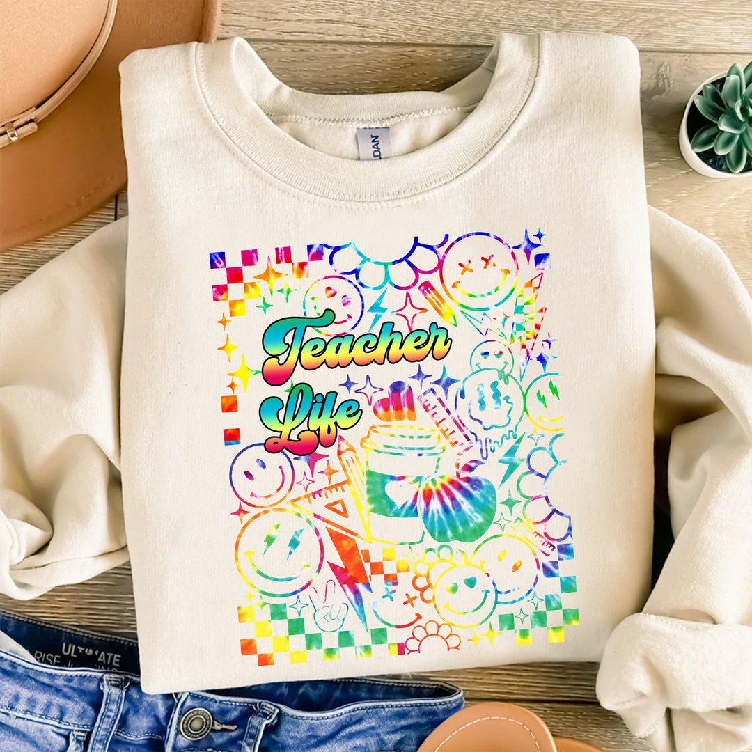Retro Teacher Life Bundle PNG, Teacher Png, Retro School Png , Retro ...