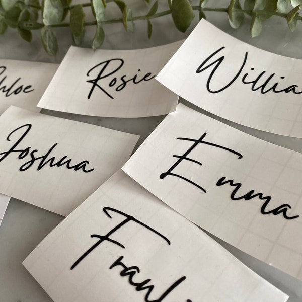 Name Stickers - Etsy UK