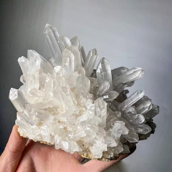 Clear Quartz Cluster - Etsy