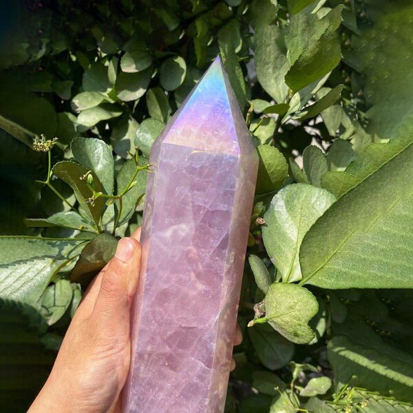 Pink Aura Quartz - Etsy