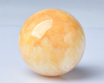 Yellow Crystal Ball - Etsy