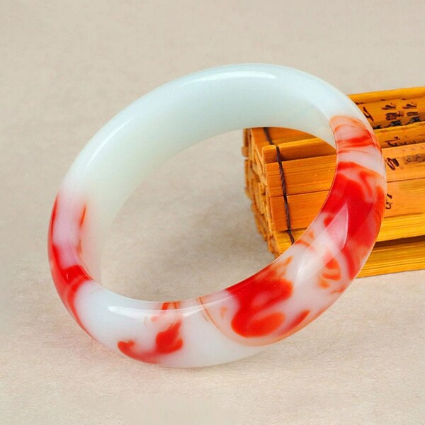 Red Jade Bracelet - Etsy