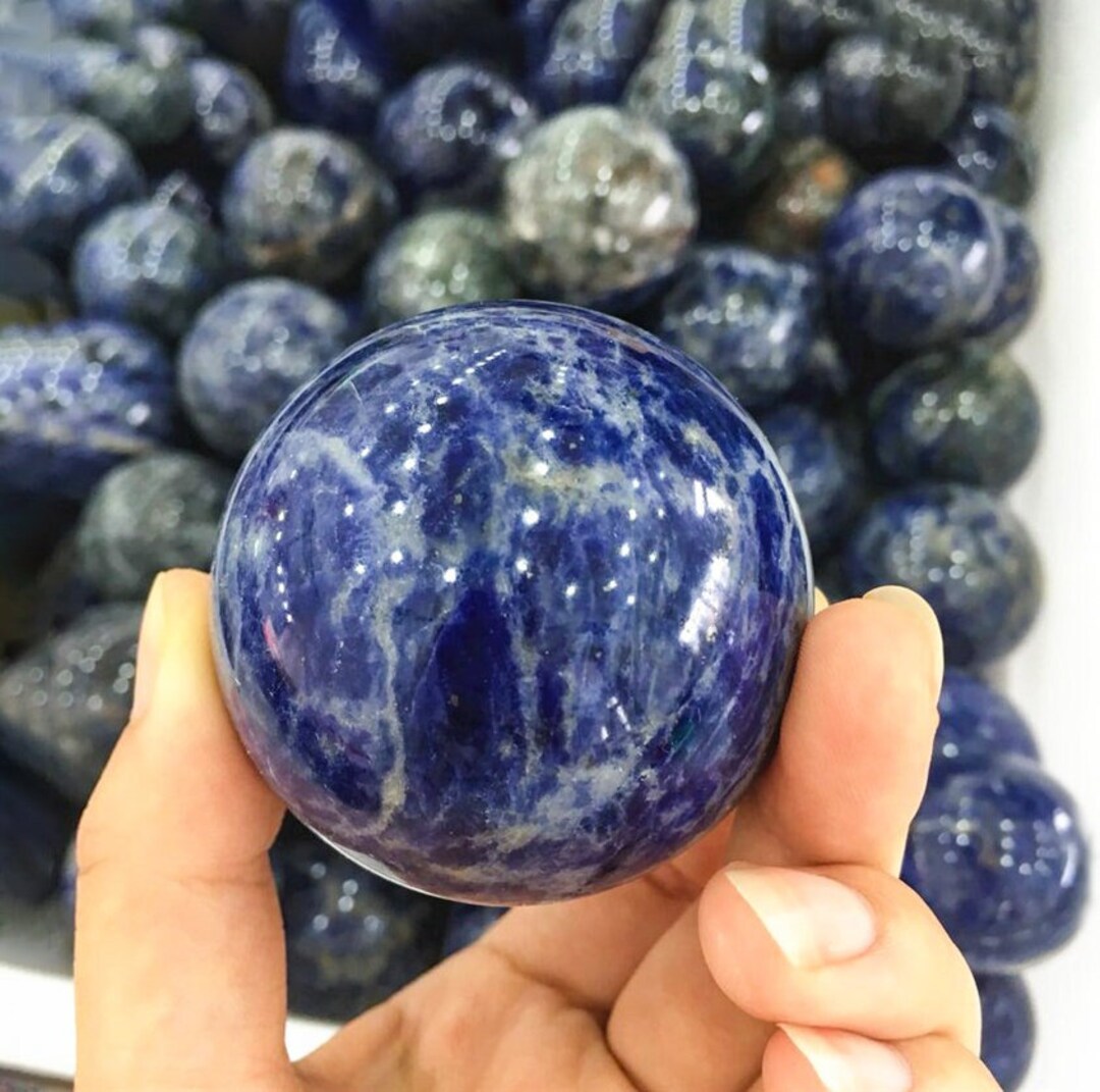 Sodalite Crystal Sphere Sodalite Quartz Crystal Ball - Etsy