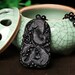 Natural Black Obsidian Happy Four Fish Pendant Obsidian Fish - Etsy