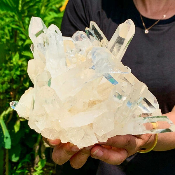 Quartz Crystal Cluster - Etsy