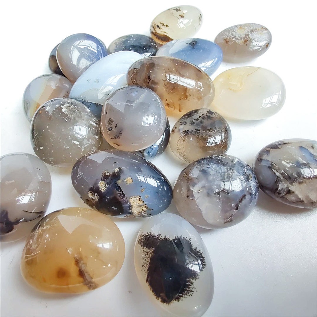 Ocean Agate Crystal Palm Healing Crystals Mineral Gemstone Aquarium ...