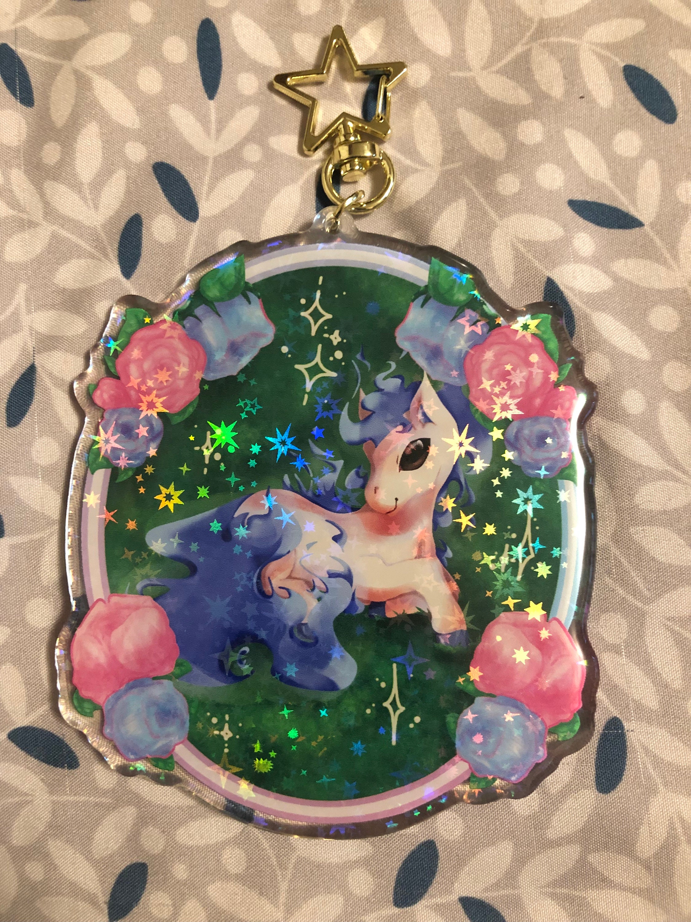 Pokémon Ponyta Keychain - Etsy