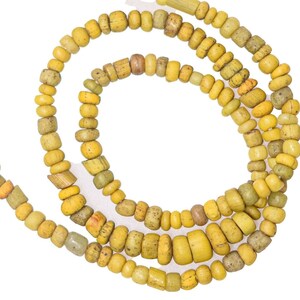 Large Excavated Indo-pacific Trade Wind Beads in Yellow - Etsy