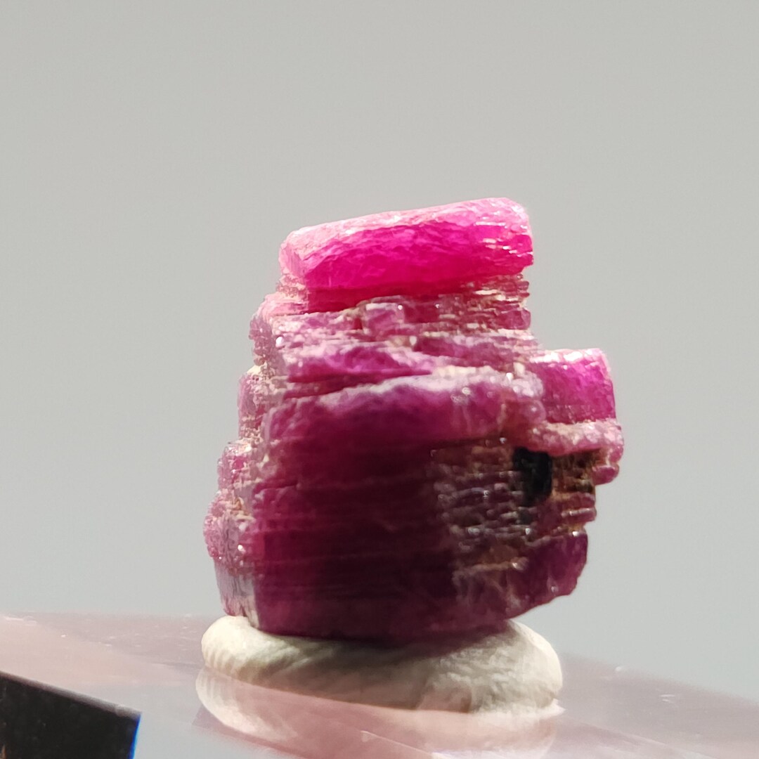 Rare Formation of Natural Ruby Crystal With Amazing Layer Pattern From ...