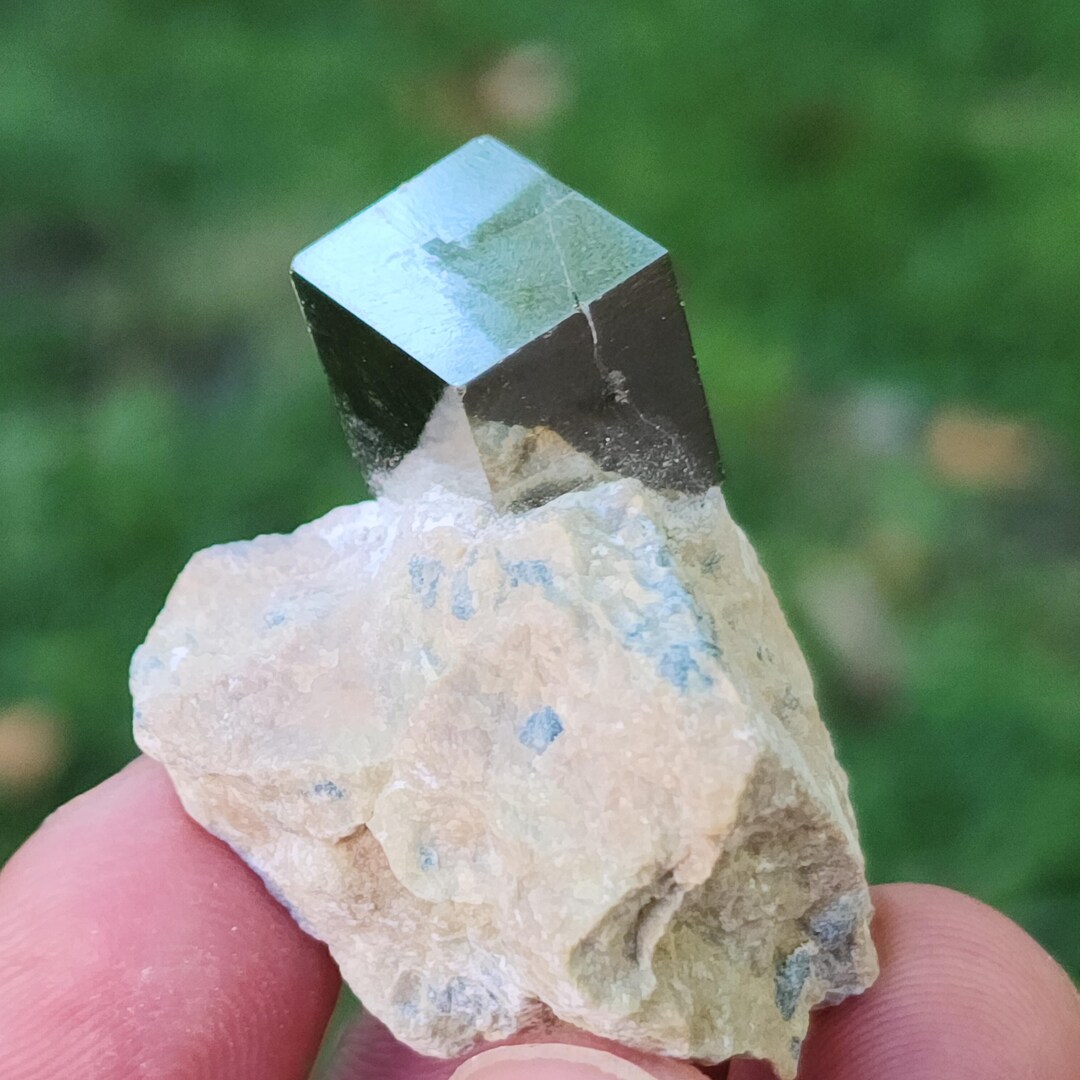 Amazing Specimen of Pyrite Crystal on Matrix From Spain, Rare ...