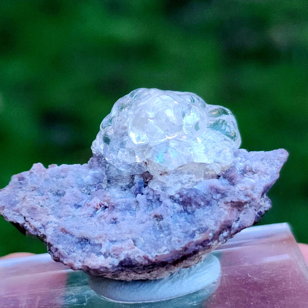 Beautiful Bubbly Hyalite Opal Specimen From Mexico, Fluorescent Crystal ...