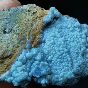 Natural Blue Gibbsite Crystal, Unique Gibbsite Mineral, Rare Gem Grade ...