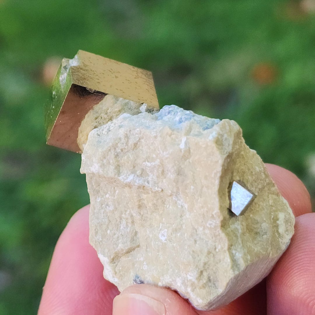 Amazing Specimen of Pyrite Crystal on Matrix From Spain, Rare ...