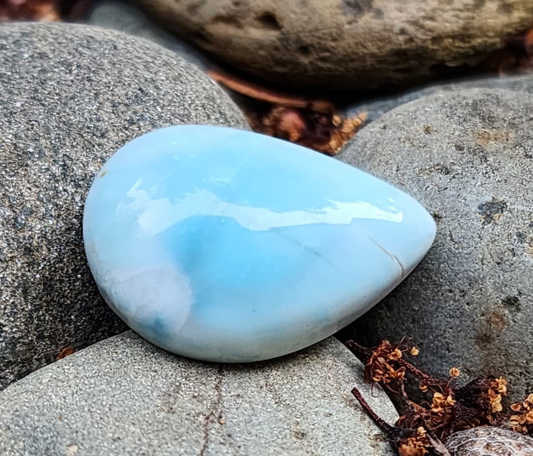 Natural Larimar From Dominican Republic, Rare Larimar Stone, US Top ...