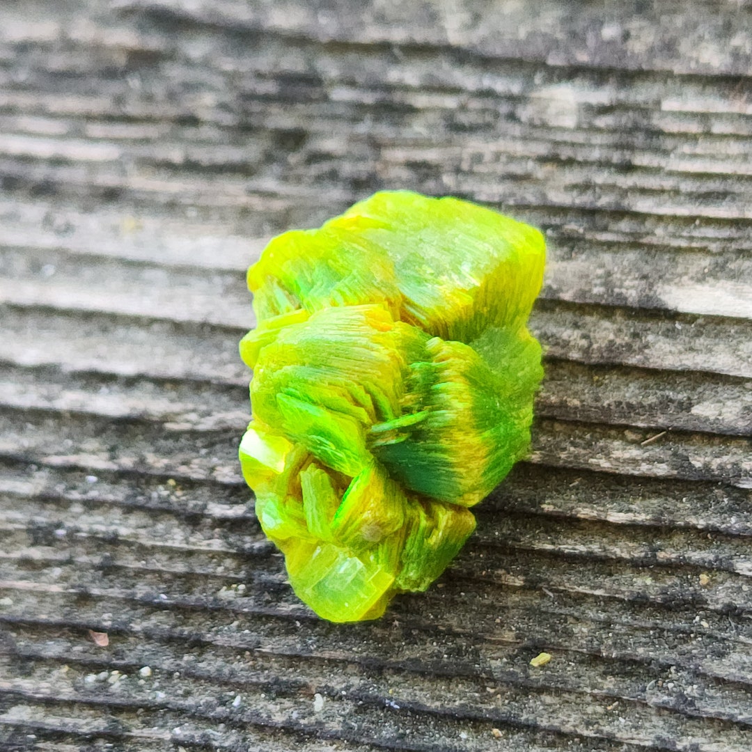 Super Rare Autunite Cluster Fluorescent From Autun France, Unique ...