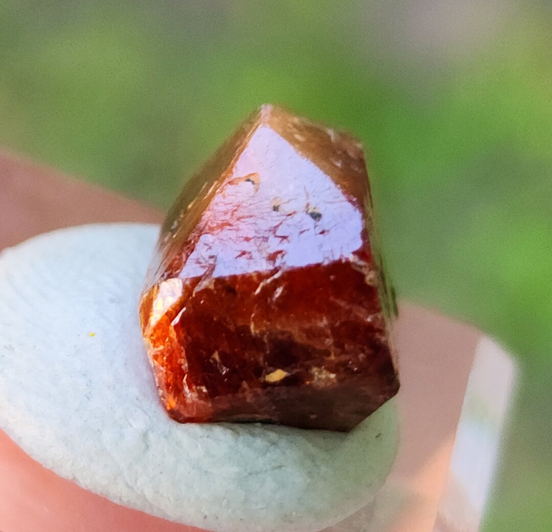 Red Zircon Crystal From Chillas Pakistan, Rare and Unique Crystal ...