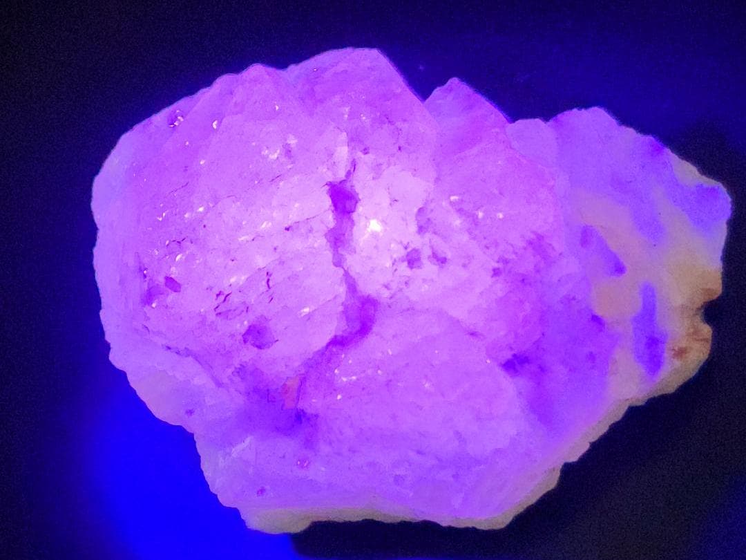 Rare White Marialite Specimen From Italy, Rare Fluorescent Crystal ...