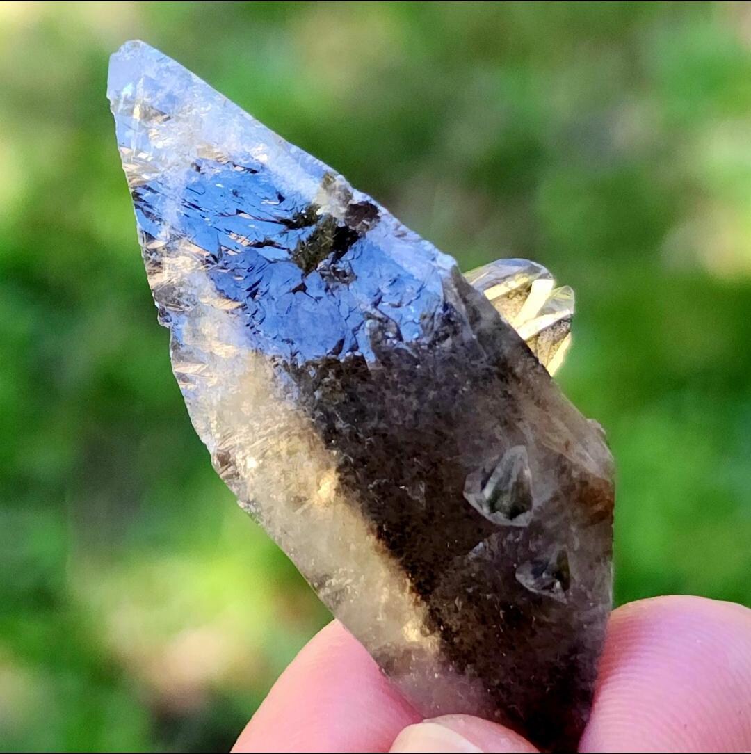 Amazing Feather Phantom Calcite From Xingjiang, Beautiful Lustrous ...