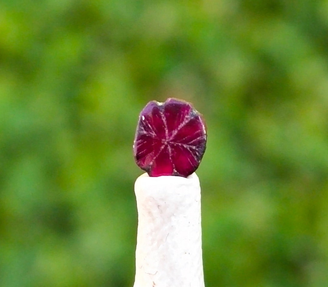 Natural Trapiche Ruby from Mong Hsu Myanmar Burma, Burmese Ruby, Rare ...