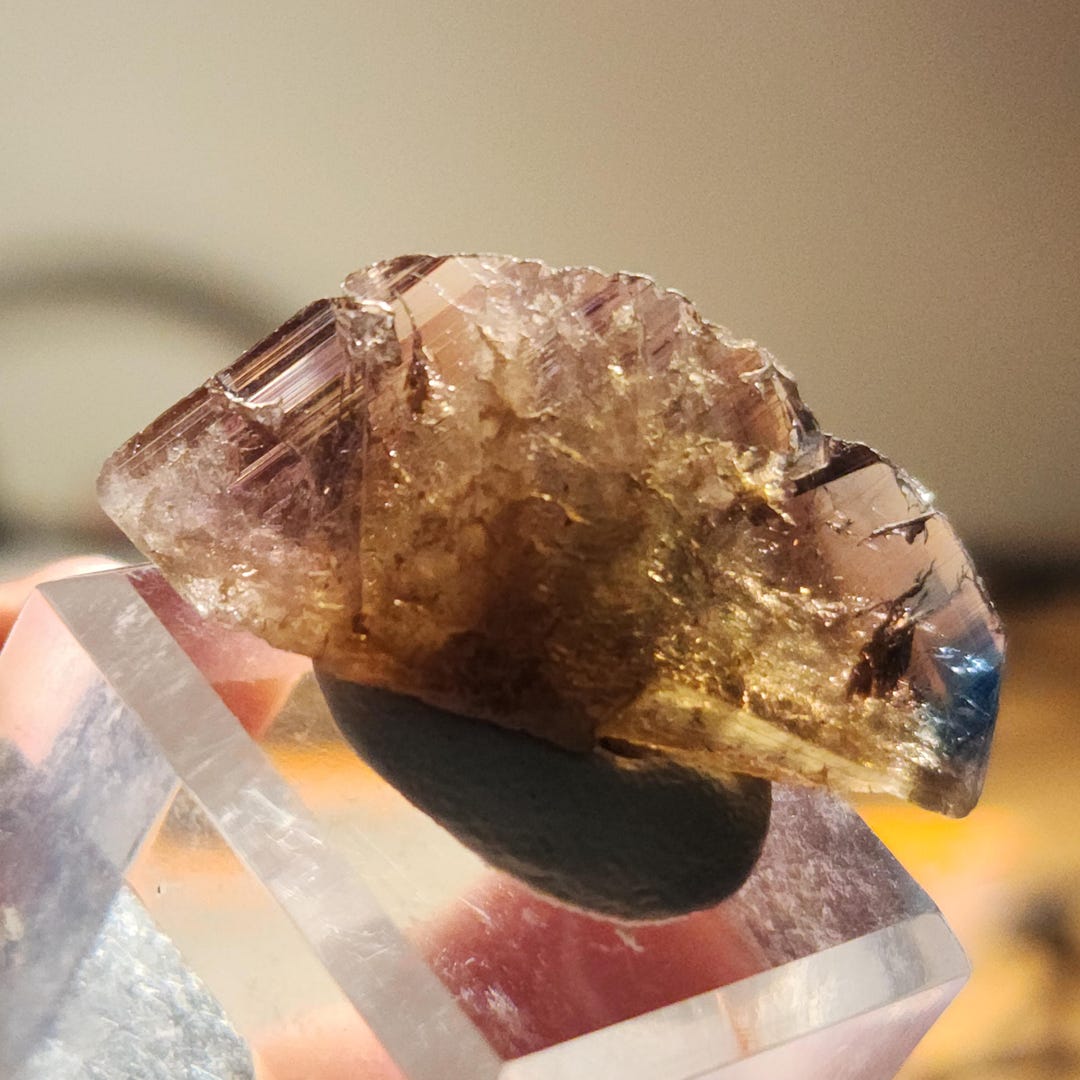 Exceptionally Rare Axinite Crystal With Blue Color From Kharan, Un ...