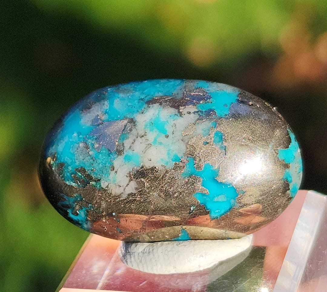 Natural Turquoise With Pyrite From Egypt, Unique and Rarest Collection ...