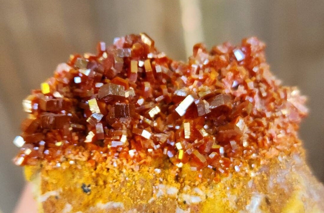 High Quality Vanadinite Specimen From Morocco, Rare Mineral, Collection Item, US Top Crystals - Etsy
