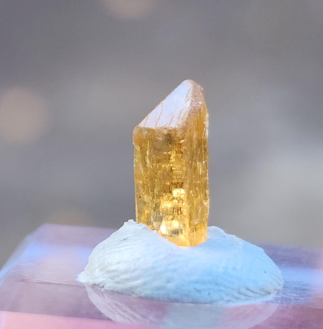Untreated Natural Imperial Topaz Crystal From Brazil, Gem Grade Top ...