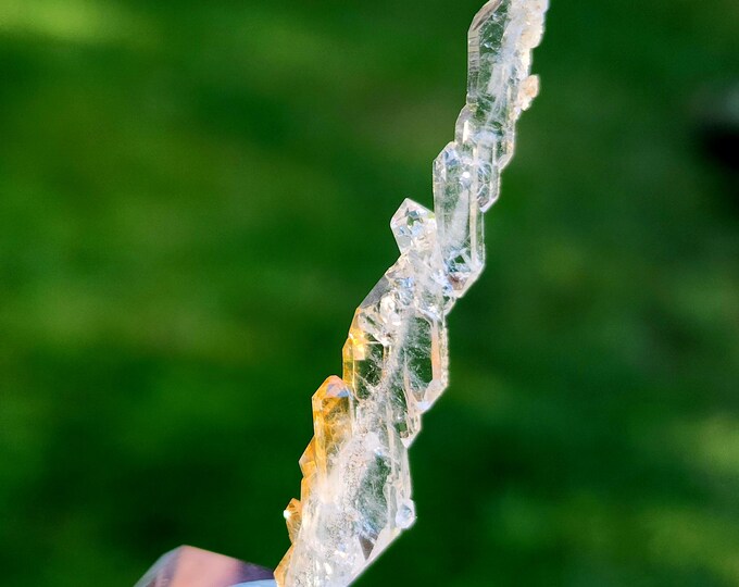 Natural String of Quartz Cluster With Faden Inclusion From Pakistan ...