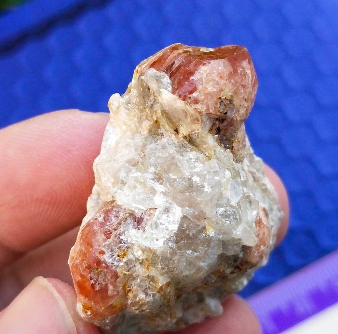 Natural Hessonite Garnet Cluster Specimen From Afghanistan Unique ...
