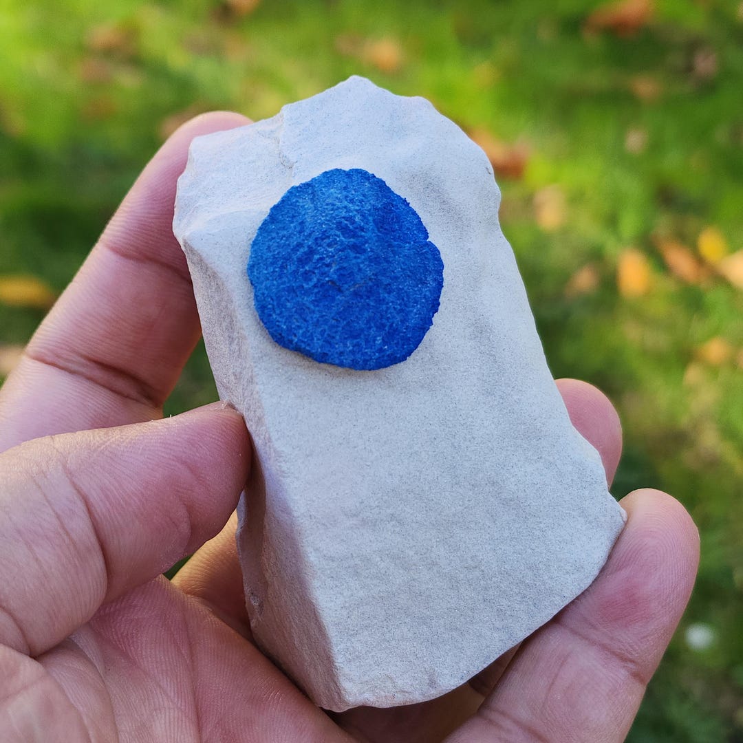 Rare Azurite Dark Blue Color From Australia, Sun Azurite or Moon ...