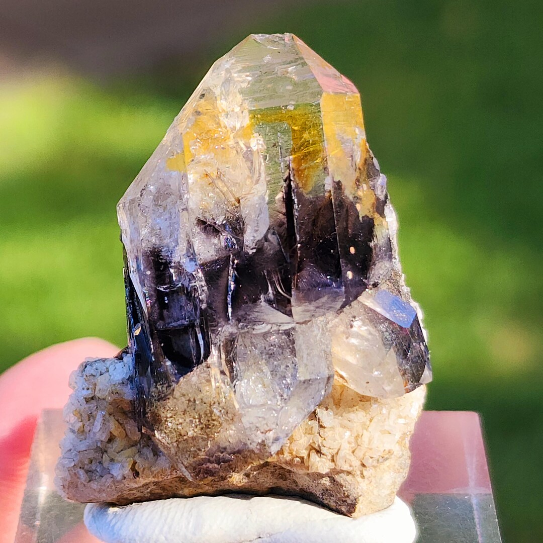 Stunning Quartz With Brookite Inclusion From Pakistan, Highly Lustrous ...