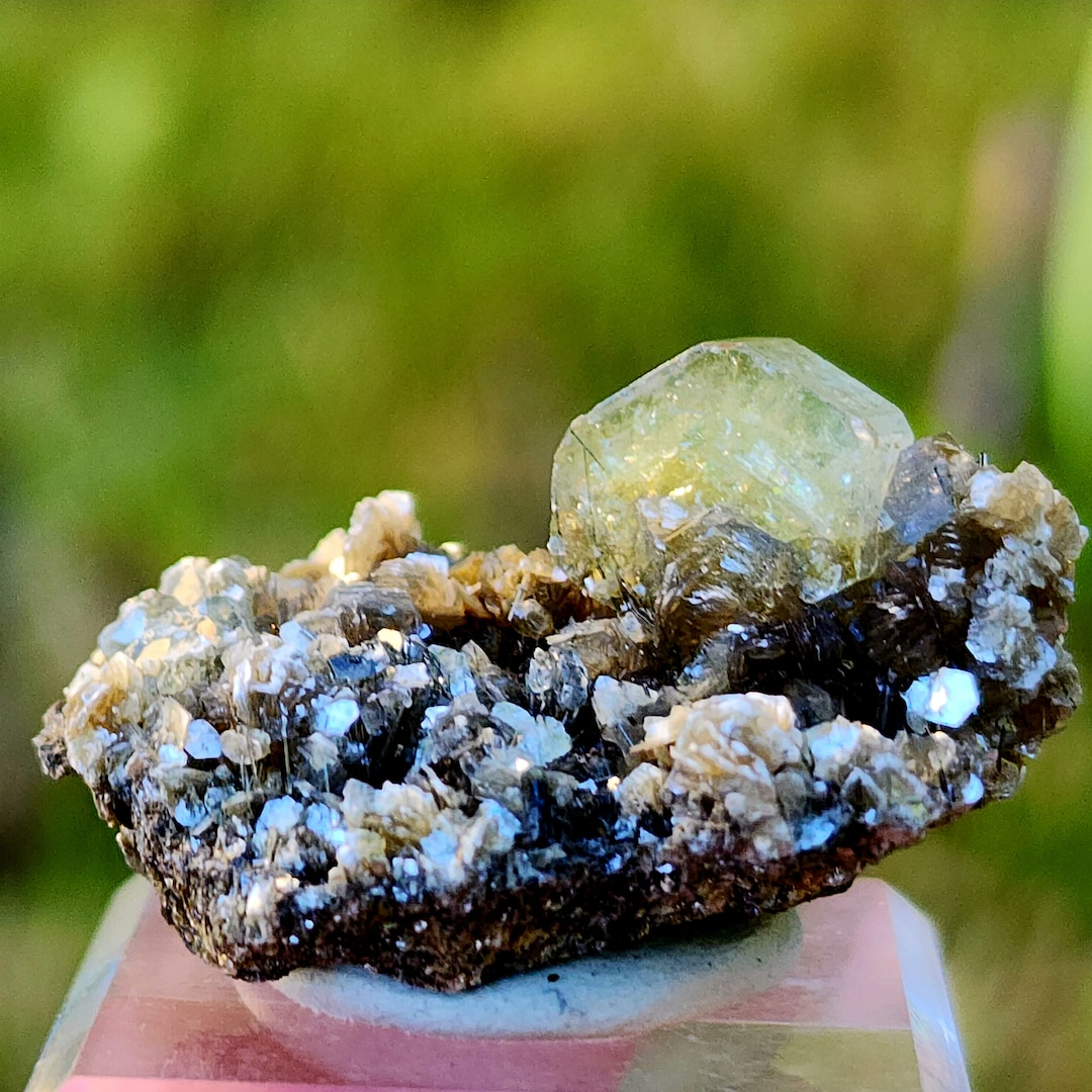 Natural Apatite With Pyrite Quartz Specimen From Portugal, Rare ...